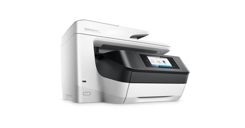 HP Officejet Pro 8730 Renkli Inkjet MFP Fakslı WiFi 24/20ppm A4 Yazıcı ...