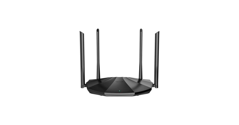 Tenda RX2 PRO 4 PORT 10/100/1000 1201MBPS 5GHz 4x6dBI WIFI6 ROUTER ...