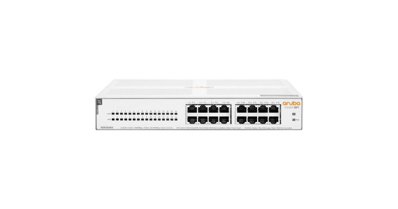 HPE Aruba Instant On R8R48A 1430-16G Poe 10/100/1000 (Gigabit ...