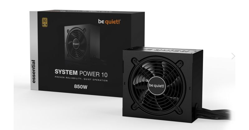 Be Quiet! System Power 10 850W 80+ Gold Sessiz Güç Kaynağı BN330 ...