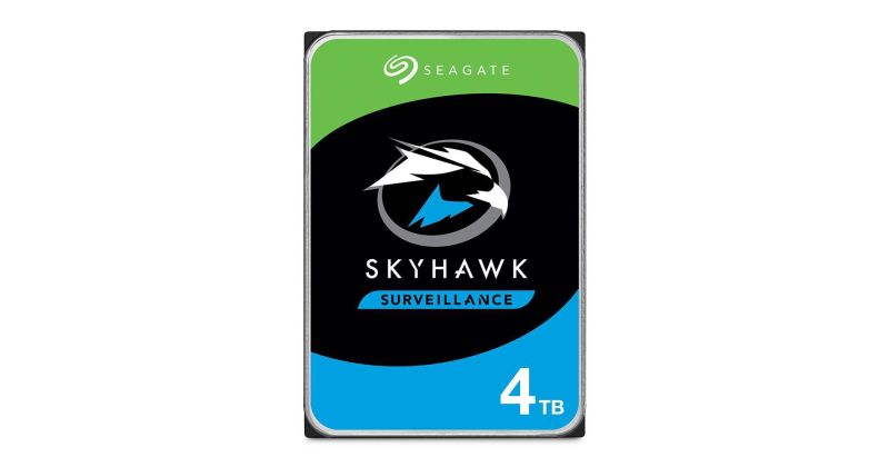 Seagate SKYHAWK 4 TB 256MB SATA3 180TB/Y 7/24 DAHİLİ GÜVENLİK DİSKİ ...